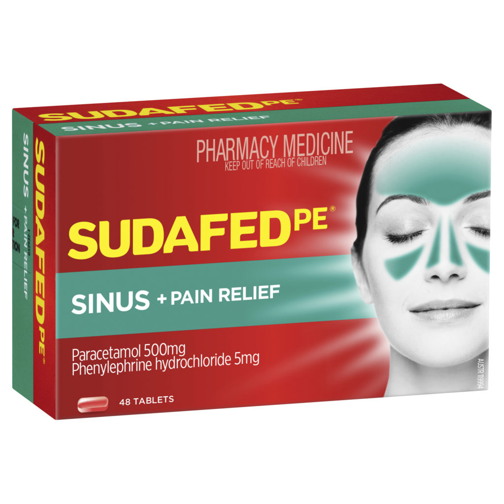 Be the first to review “Sudafed PE Sinus + Pain Relief Tablets 48 Pack ...