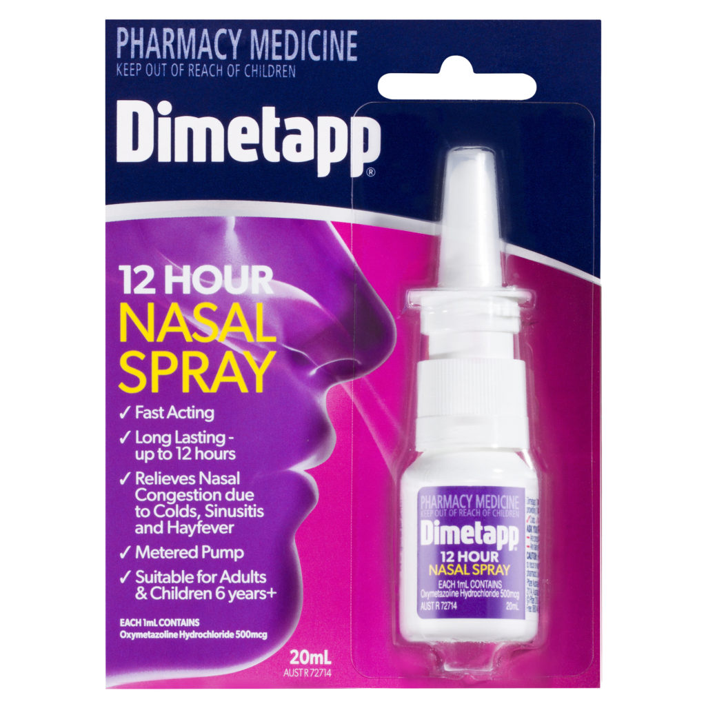 Be the first to review “Dimetapp 12hr Nasal Spray 20 ml” Cancel reply